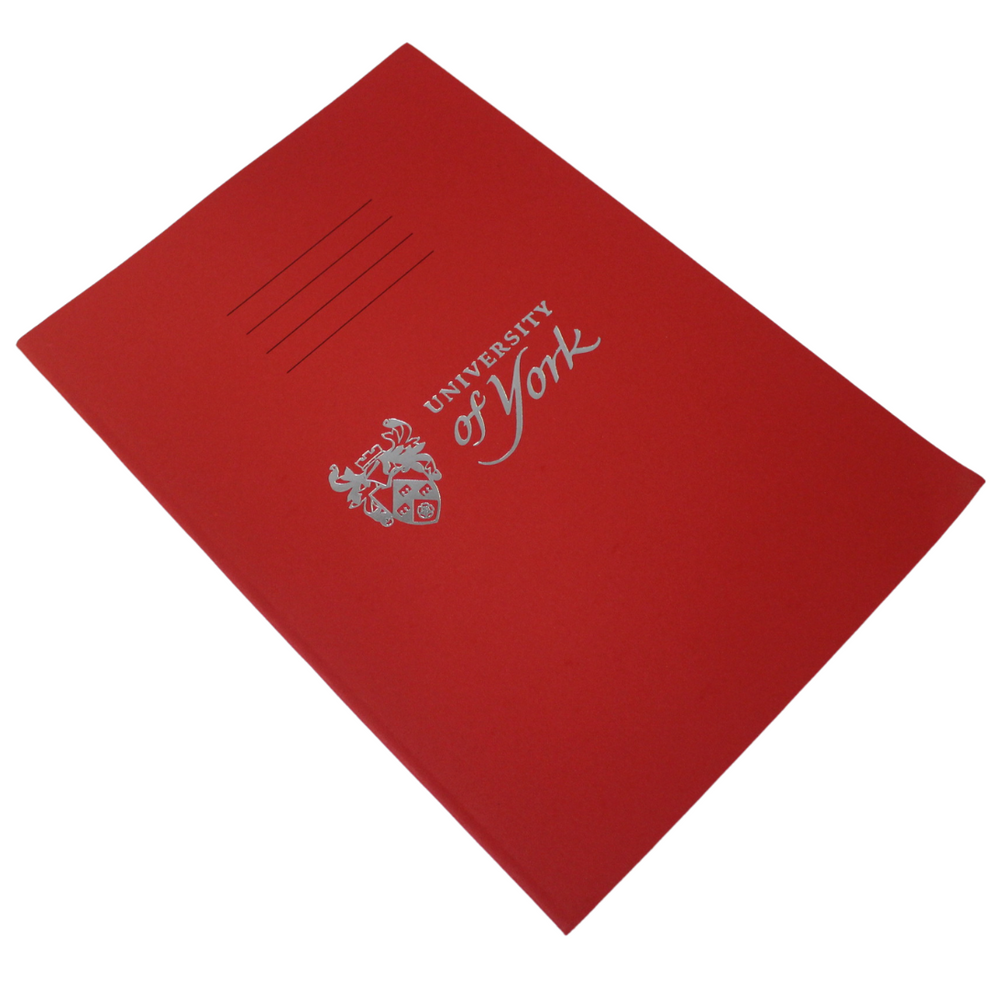 A4 Exercise Book Plain – University of York Merchandise