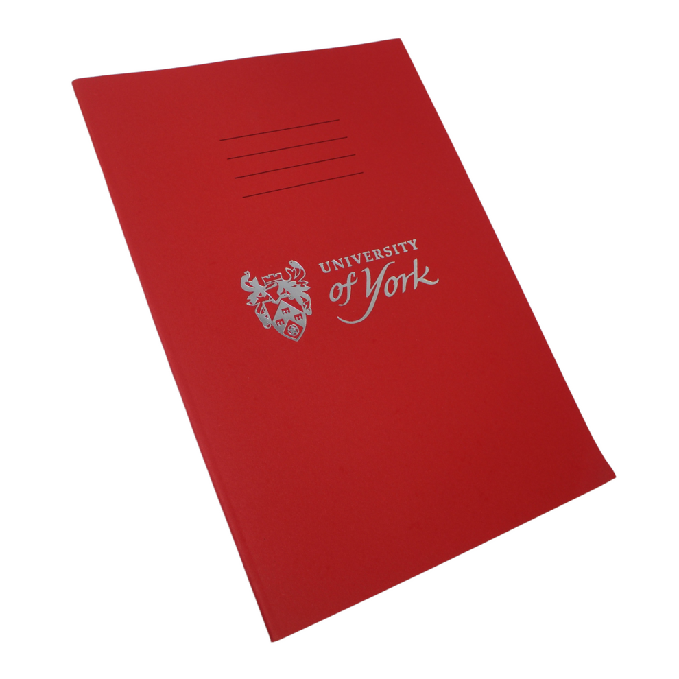 A4 Exercise Book Plain – University of York Merchandise