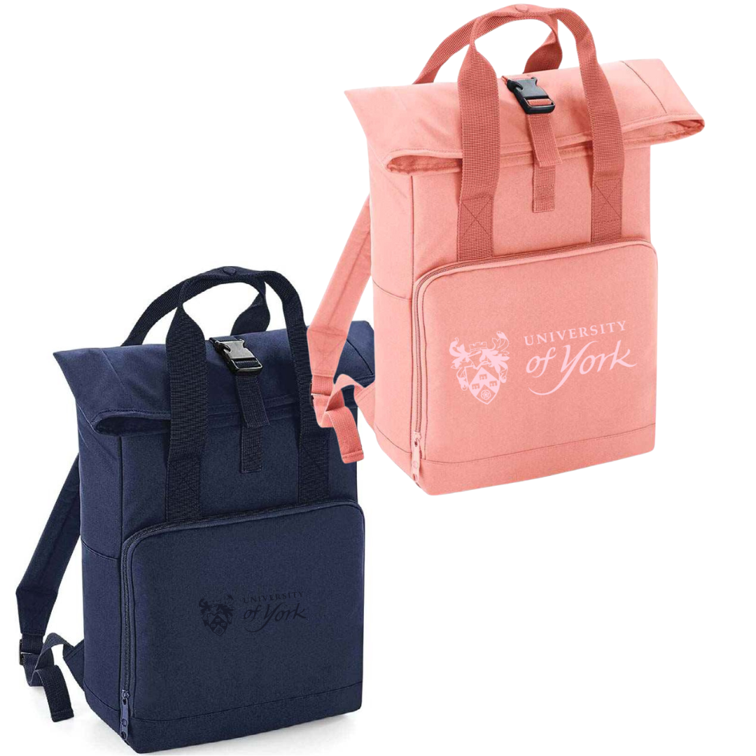 Twin Handle Roll-top Backpack – University of York Merchandise