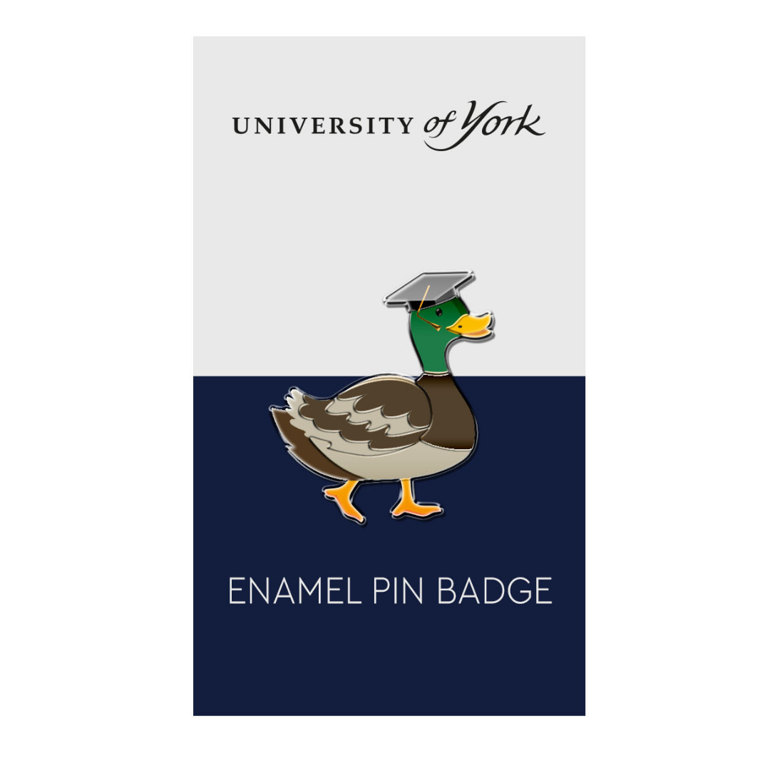 Graduation Duck Pin Badge – University of York Merchandise